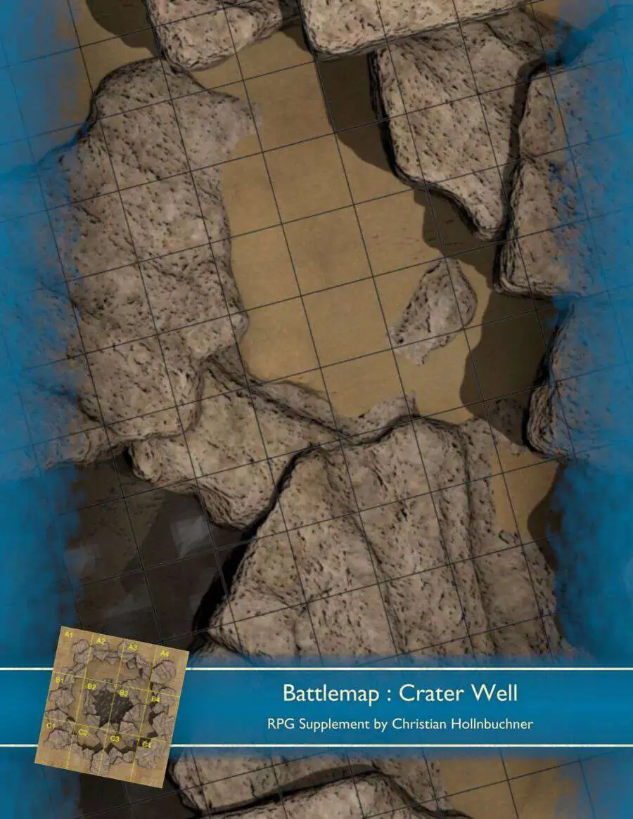 Battlemap : Crater Well - Christian Hollnbuchner | Battlemaps ...