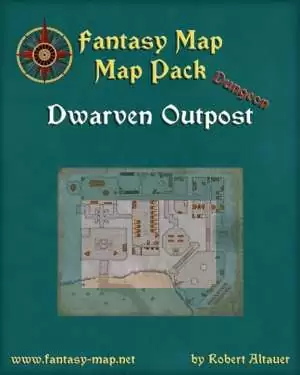 Dwarven Outpost - Dungeon Map - Fantasy Map | DriveThruRPG