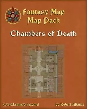 Chambers of Death - Dungeon Map - Fantasy Map | DriveThruRPG