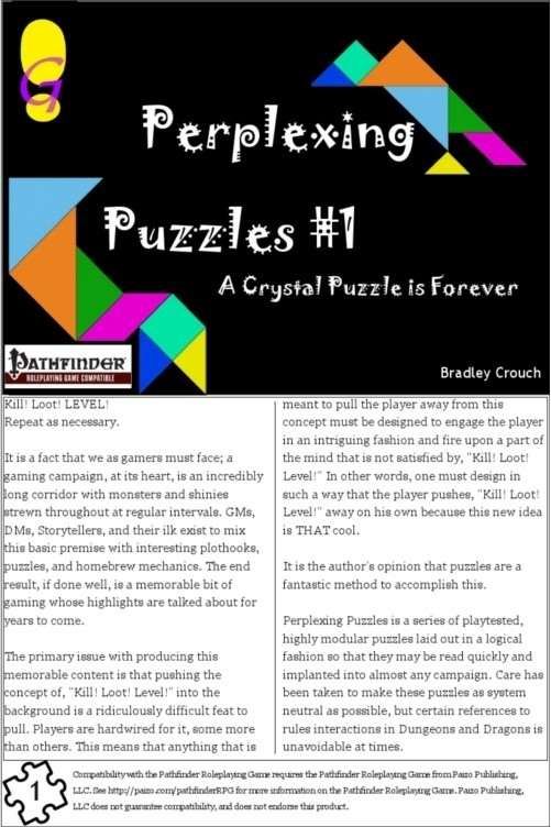Perplexing Puzzles #1: A Crystal Puzzle is Forever - Interjection Games ...