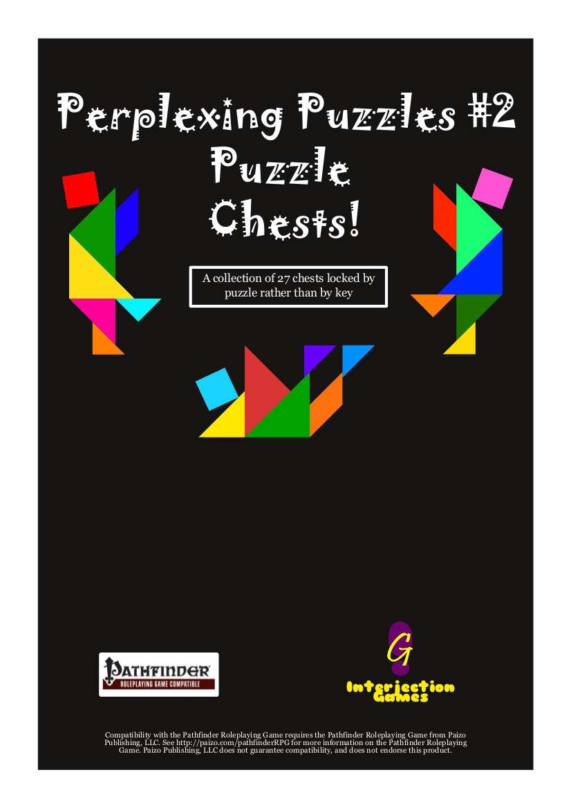 Perplexing Puzzles #2: Puzzle Chests - Interjection Games | DriveThruRPG