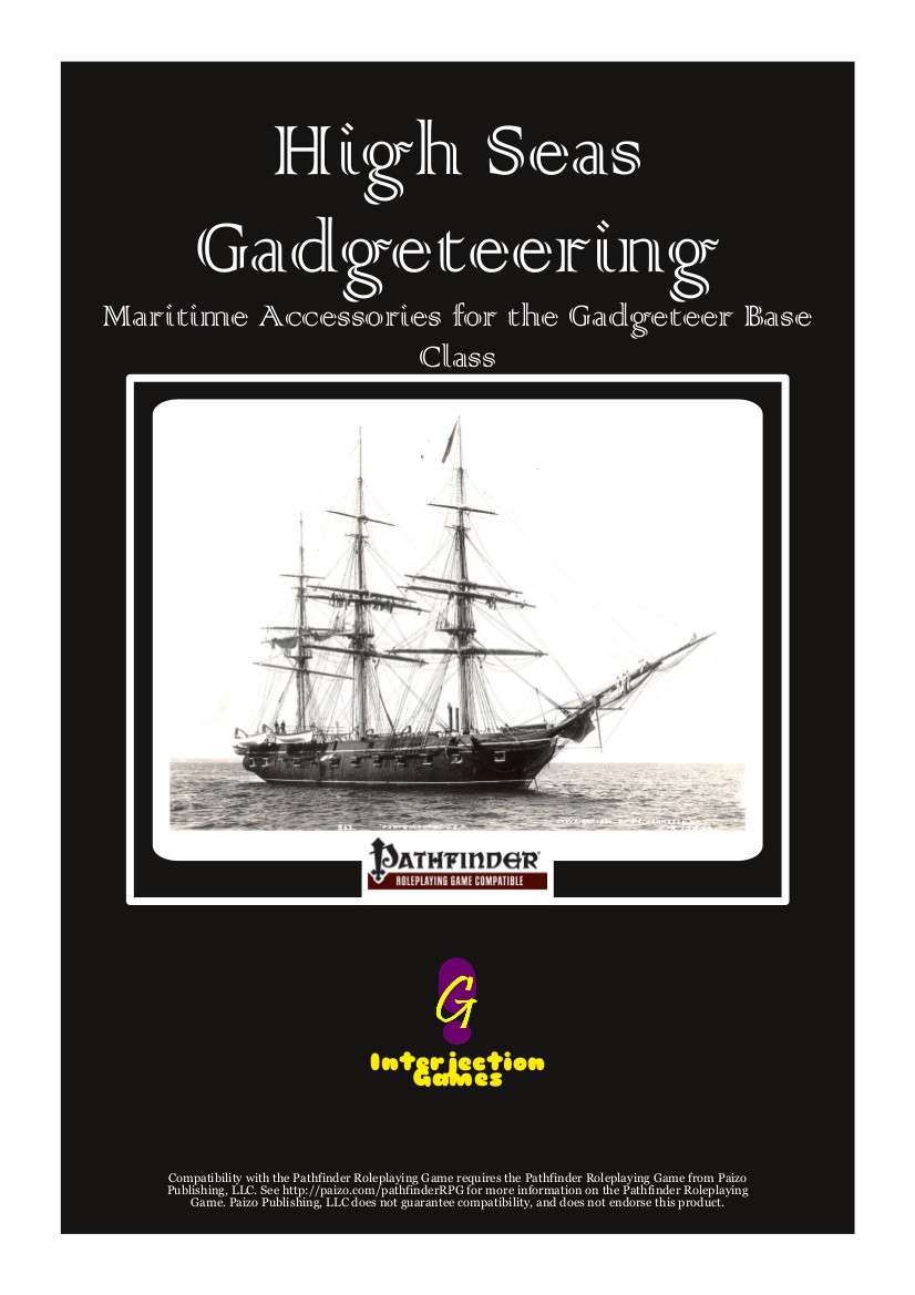 High Seas Gadgeteering: Maritime Accessories for the Gadgeteer Base Class - Interjection Games ...
