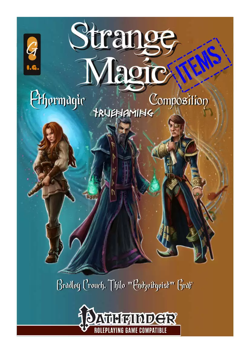 Strange Magic Items - Interjection Games | DriveThruRPG