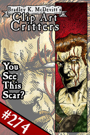 Clipart Critters 274 - You see this scar? - Postmortem Studios ...