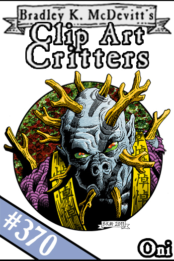 Clipart Critters 370 - Oni - Postmortem Studios | Clipart | DriveThruRPG