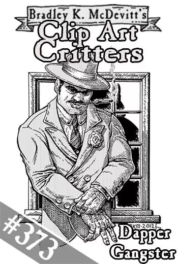 Clipart Critters 373 - Dapper Gangster - Postmortem Studios | Clipart ...