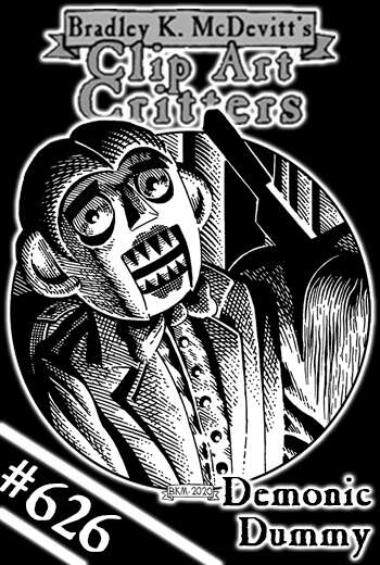 Clipart Critters 626-Demonic Dummy - Postmortem Studios | Clipart ...