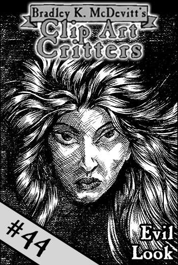 Clipart Critters 44 - Evil Look - Postmortem Studios | Clipart ...