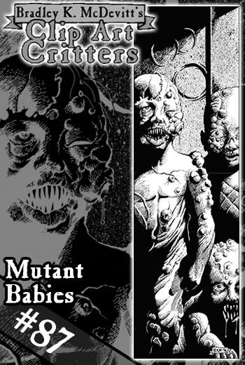 Clipart Critters 87 - Mutant Babies - Postmortem Studios | Clipart ...