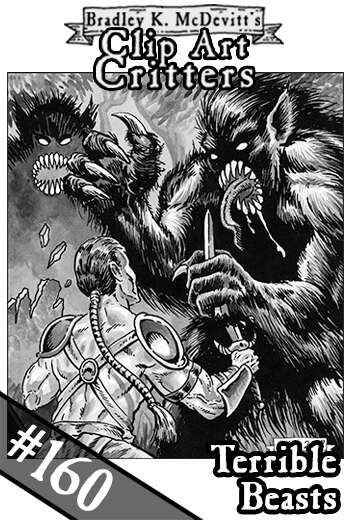 Clipart Critters 160 - Terrible Beasts - Postmortem Studios | Clipart ...