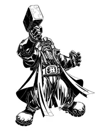 Tobyart 003 - Dwarf Nail Hunter - Postmortem Studios | Clipart ...