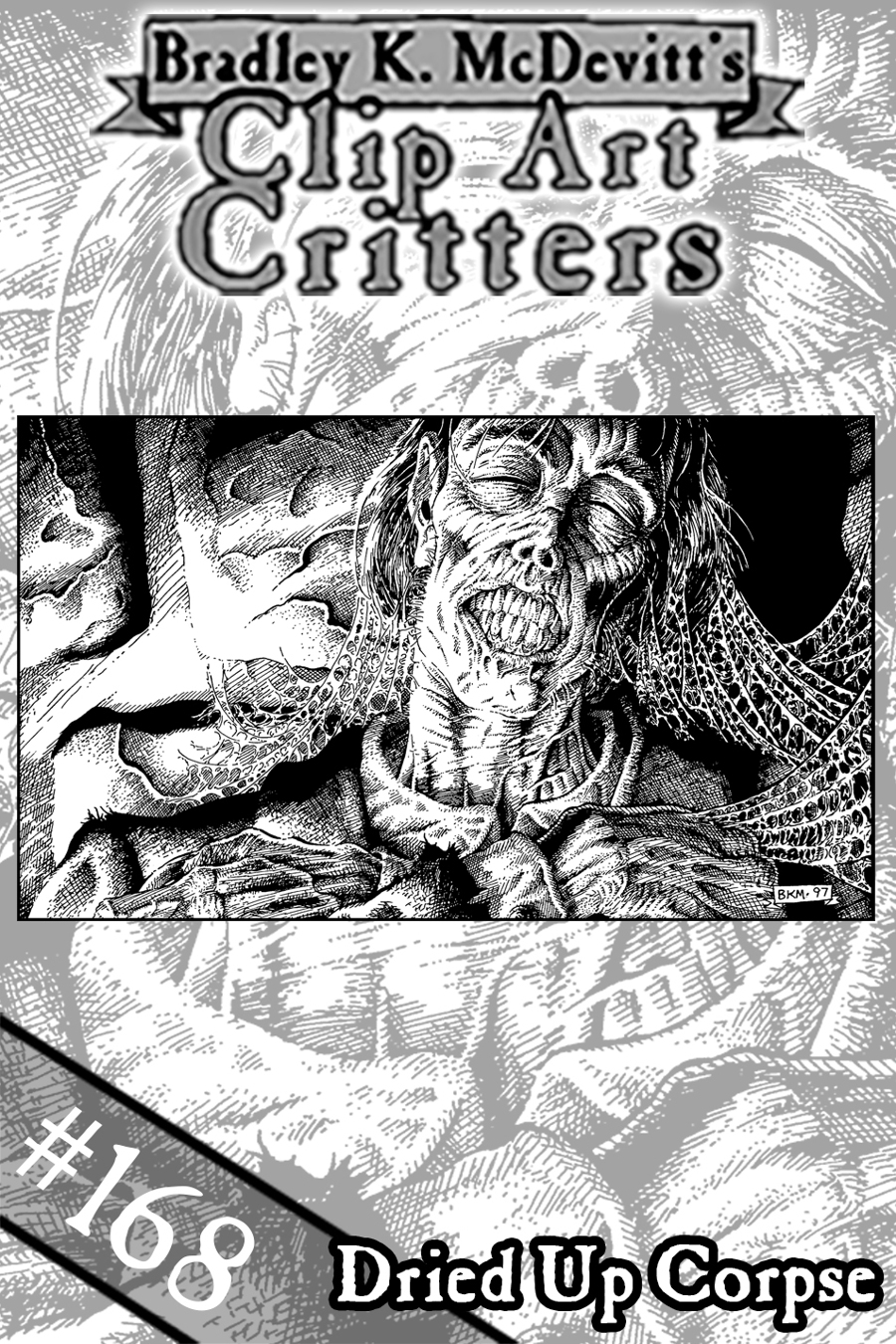 Clipart Critters 168 - Dried Up Corpse - Postmortem Studios | Clipart ...