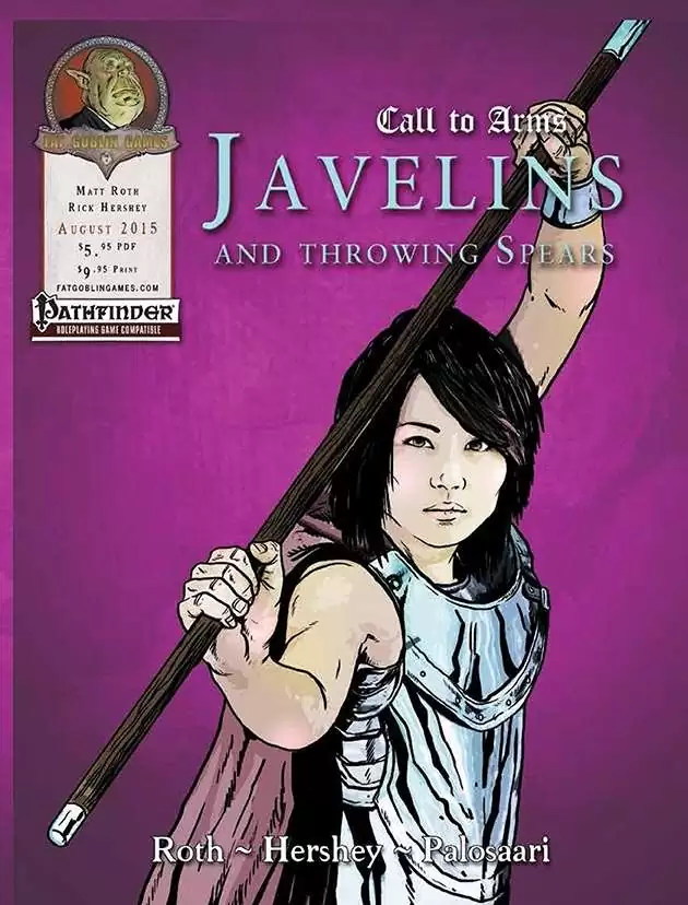 Call to Arms: Javelins and Throwing Spears - Fat Goblin Games | Fat ...