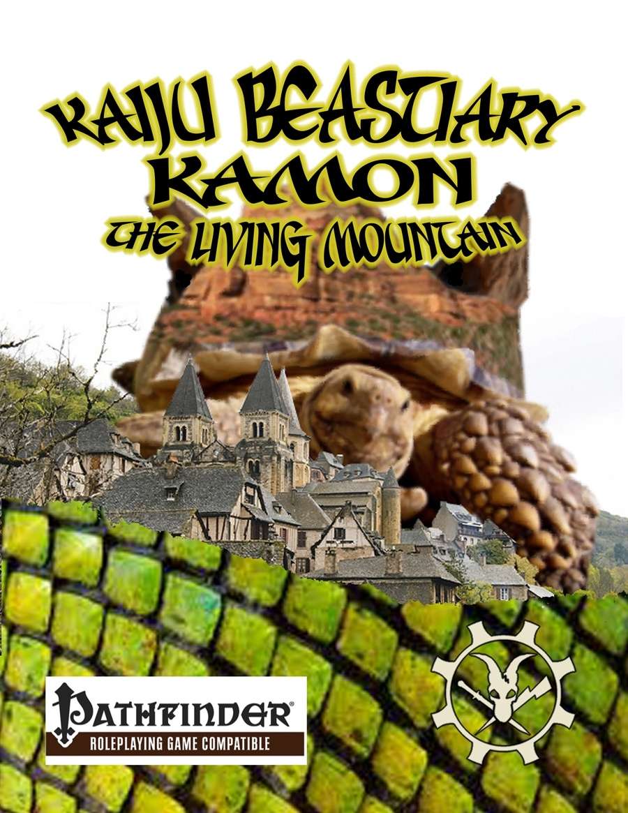 Kaiju Beastiary Kamon the Living Mountain - Fat Goblin Games | Fat ...