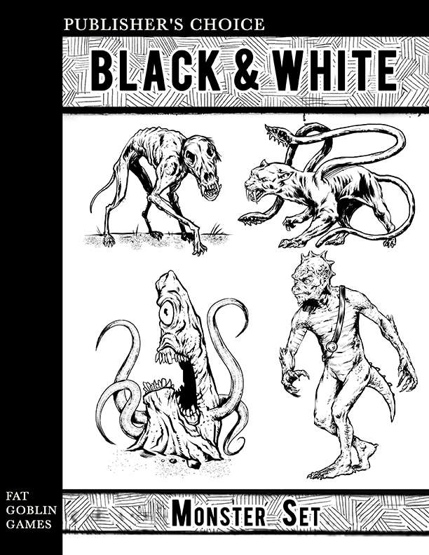Publisher's Choice - Black & White: Monster Set - Publisher's Choice ...