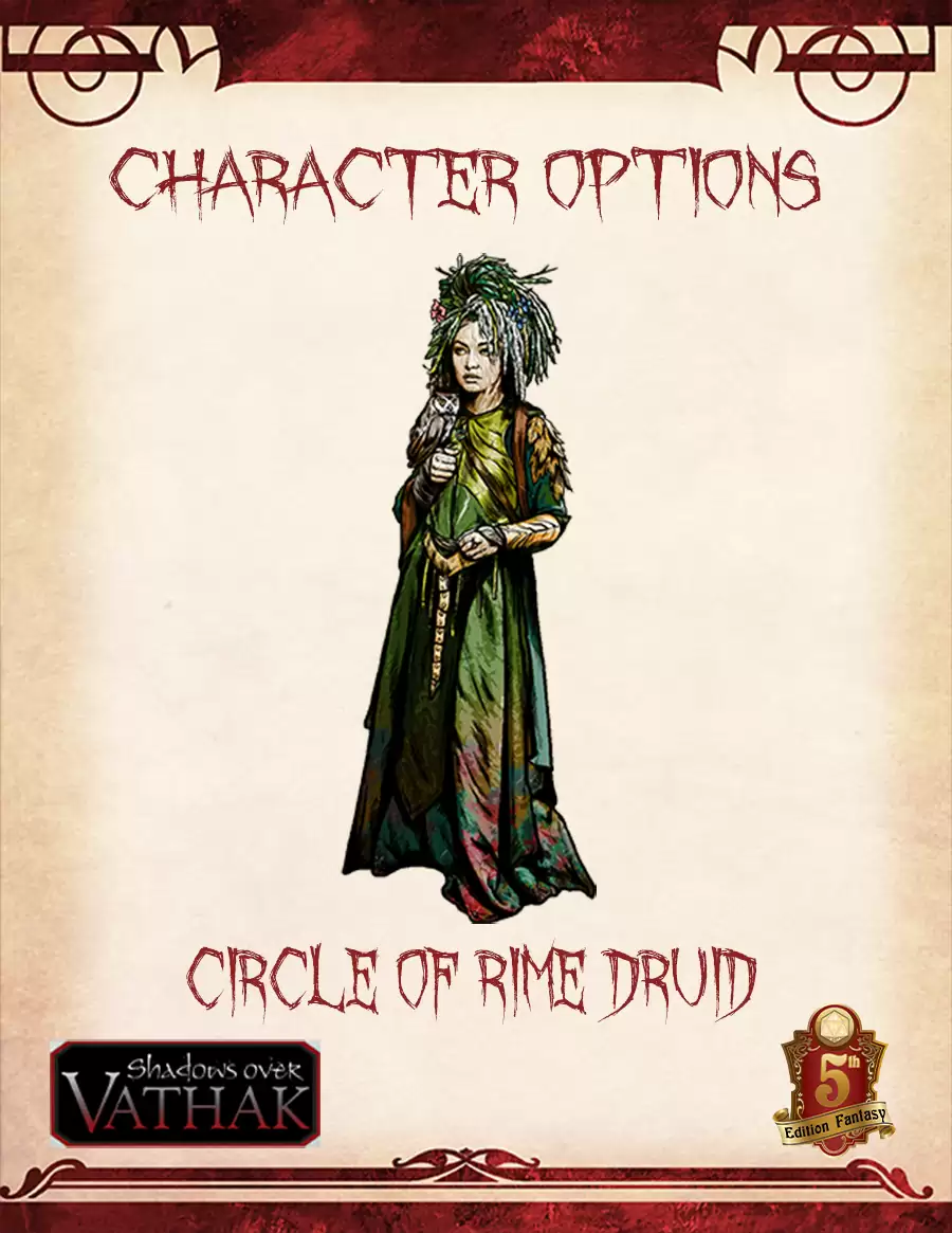Vathak 5e Character Options - Circle of the Rime Druid - Fat Goblin ...