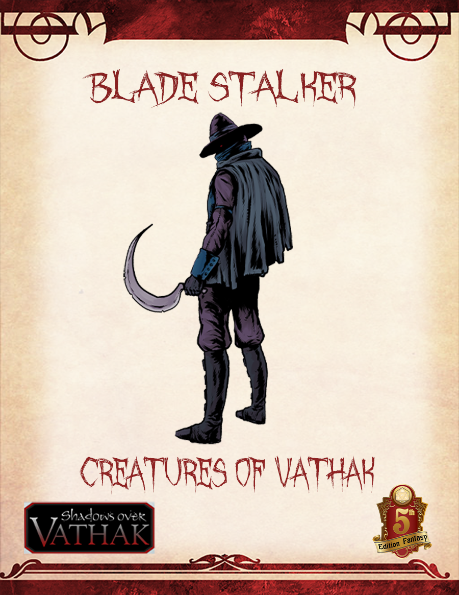 Creatures of Shadows over Vathak (5th Edition) Blade Stalker - Fat ...