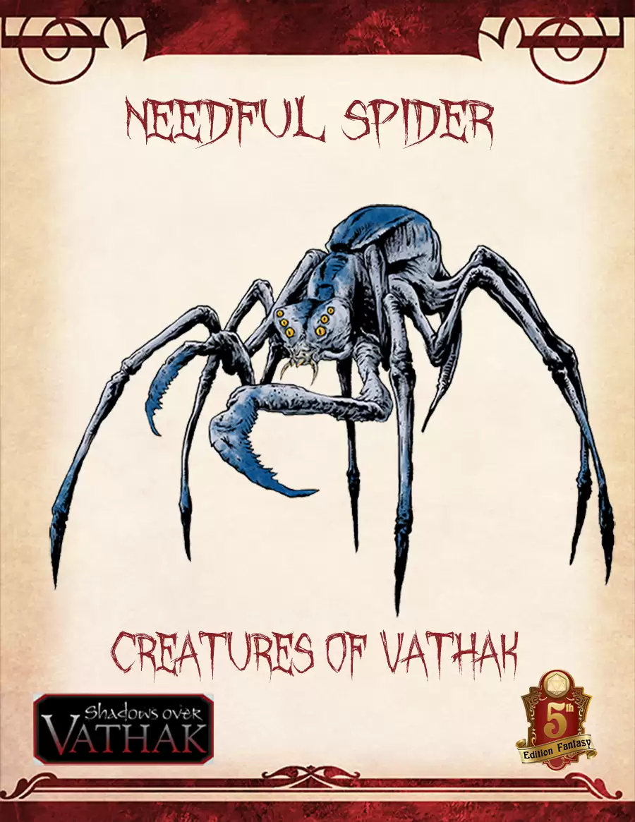 Creatures of Shadows over Vathak (5th Edition) Needful Spider - Fat ...