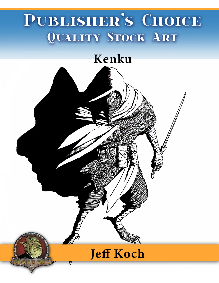 Publisher's Choice - Jeffrey Koch (Kenku) - Jeff Koch Stock Art | Line Art | DriveThruRPG