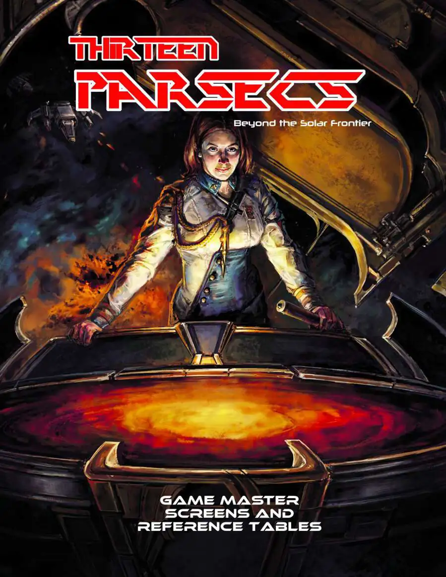 Thirteen Parsecs GM Screen Inserts - Elf Lair Games | DriveThruRPG