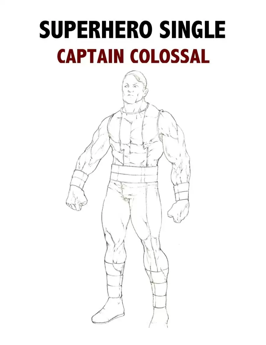Superhero Single: Captain Colossal - Auralius Art | DriveThruRPG