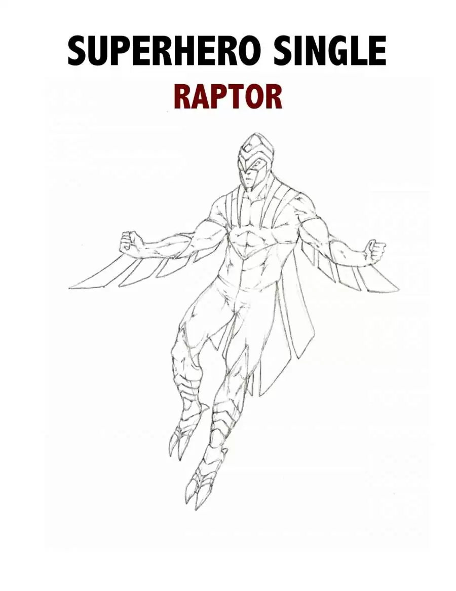 Superhero Single: Raptor - Auralius Art | DriveThruRPG