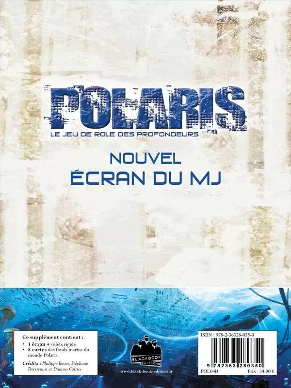 Nouvel Ecran du MJ - Black Book Editions | Polaris 3 | DriveThruRPG