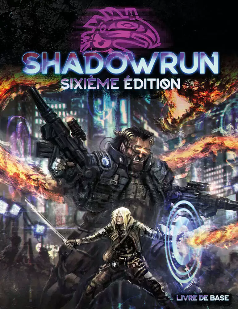 Shadowrun 6 - Livre de base - Black Book Editions | Shadowrun 6 | DriveThruRPG