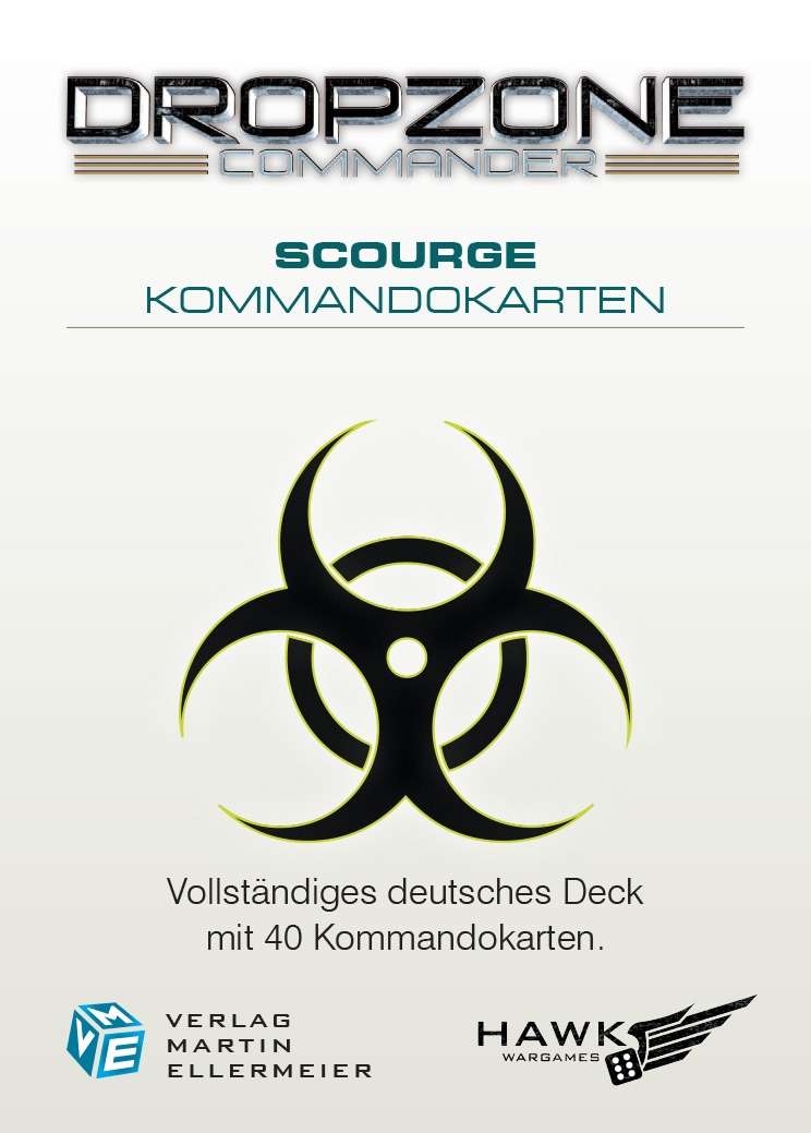 Dropzone Commander Scourge Kommandokarten - Verlag Martin Ellermeier ...