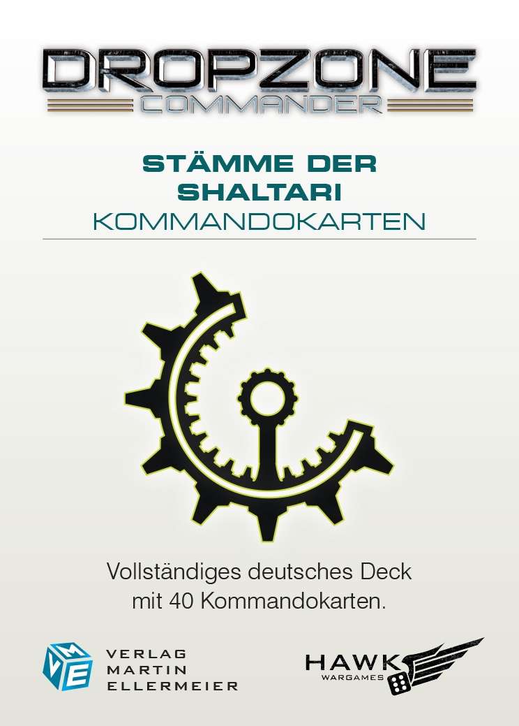 Dropzone Commander Shaltari Kommandokarten - Verlag Martin Ellermeier ...