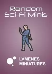 LVMENES Paper Miniatures: Random Sci-Fi Minis - LVMENES | DriveThruRPG