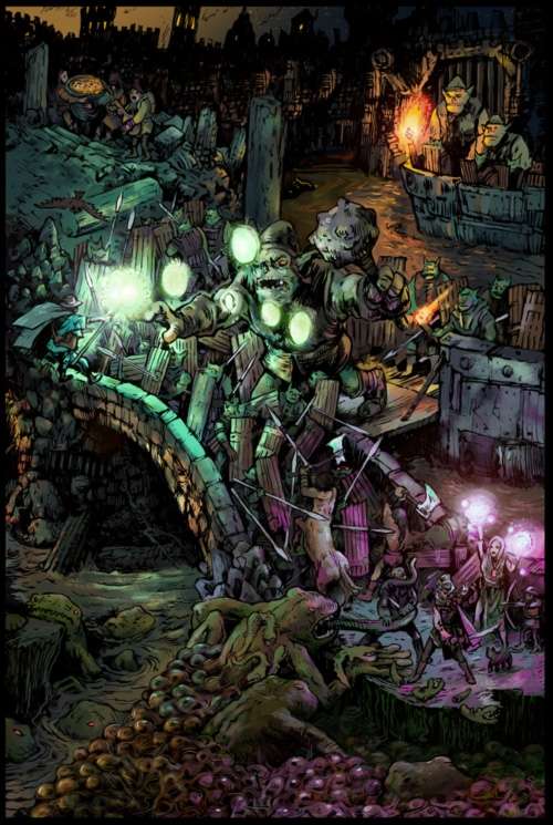Dungeon World FAR RIGHT (4) Fronts Poster - Eumitto | DriveThruRPG