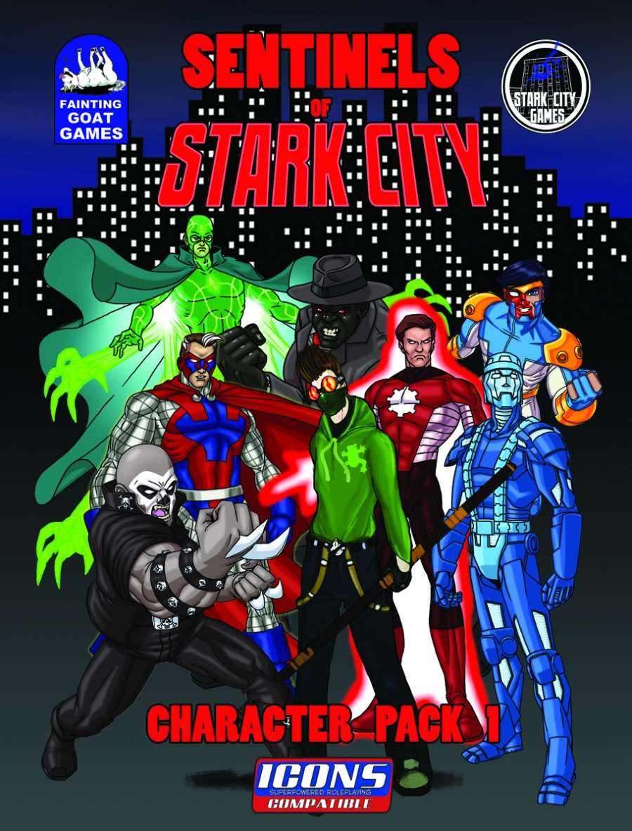 [ICONS] Sentinels of Stark City - Fainting Goat Games | DriveThruRPG