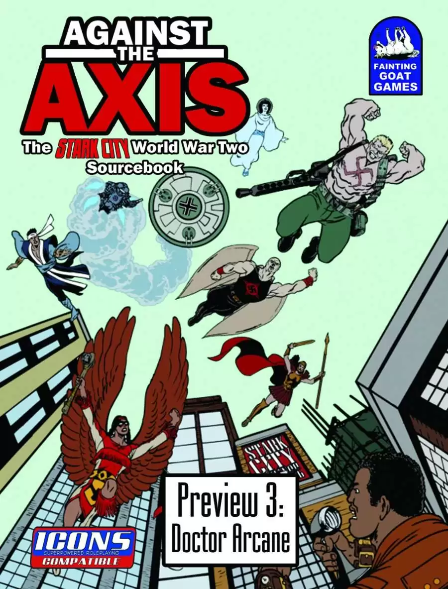 Against the Axis KS Preview: Doctor Arcane - Fainting Goat Games ...
