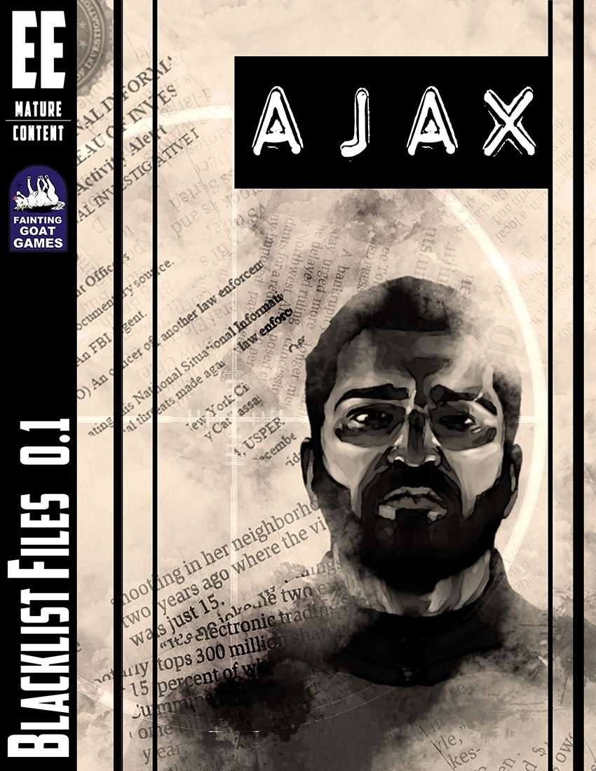 [FAE] Blacklist File: Ajax - Fainting Goat Games | DriveThruRPG