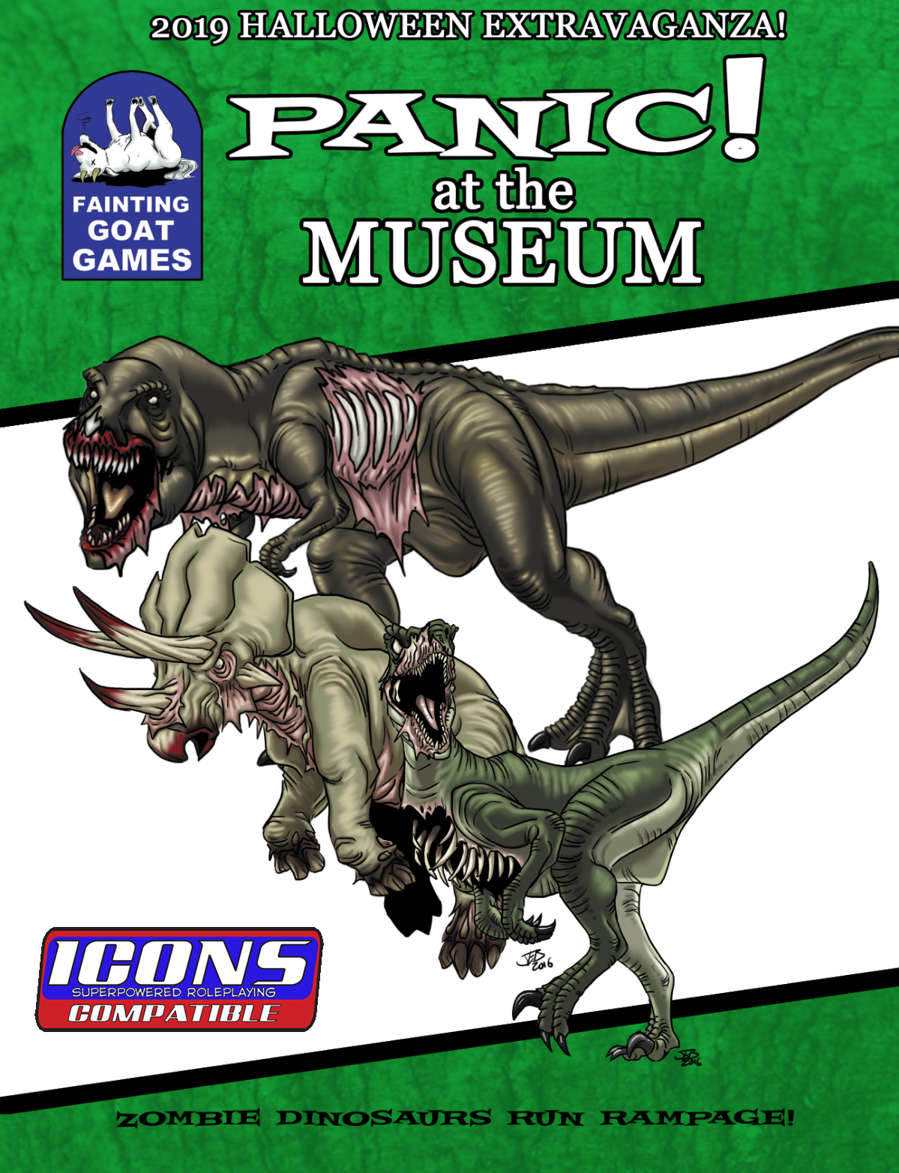 [ICONS]Panic! at the Museum - Fainting Goat Games | DriveThruRPG