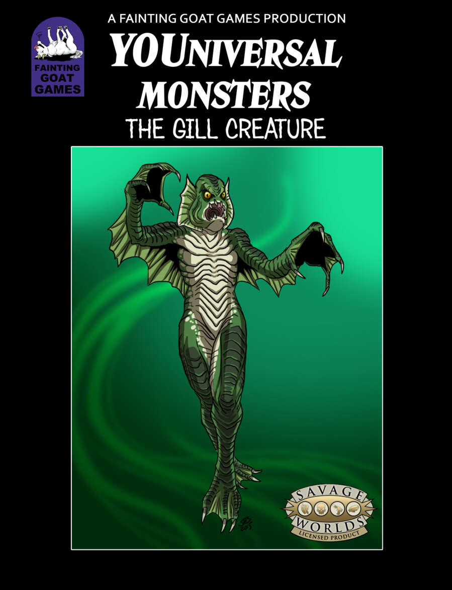 [Savage Worlds] The Gill Creature - Fainting Goat Games | DriveThruRPG