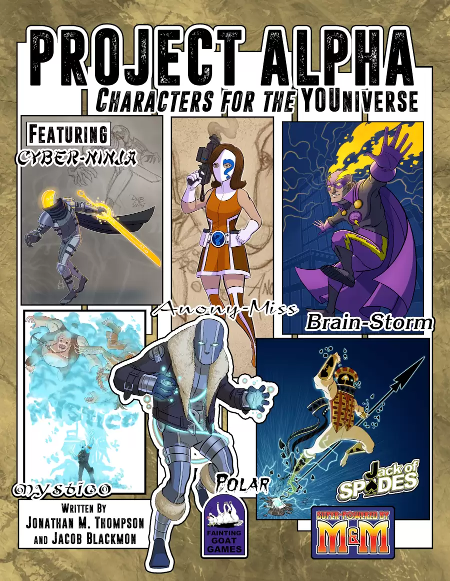 [M&M3e] Project Alpha: Characters for the Youniverse - Fainting Goat ...