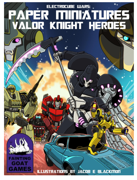 Valor Knight Paper Minis - Hero Pack - Fainting Goat Games | DriveThruRPG