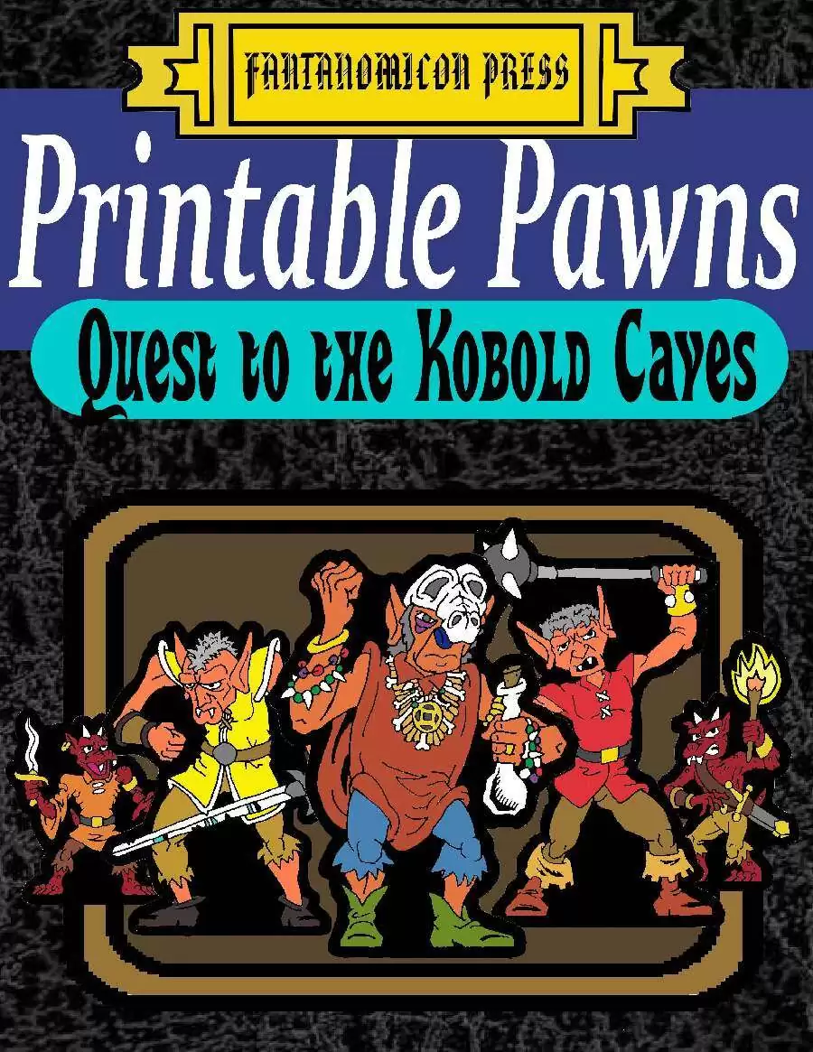 Printable Pawns: Quest to the Kobold Caves - Fantanomicon Press ...