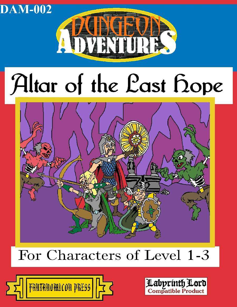 Altar of the Last Hope - Fantanomicon Press | ADVENTURE MODULES | DriveThruRPG