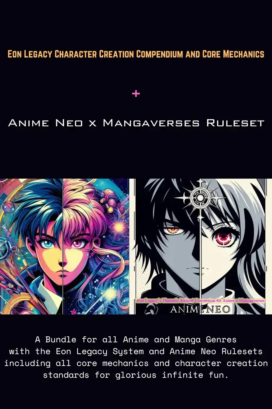 Anime Neo x Mangaverses RPG Core - Robert Rankin | Eon Legacy System ...