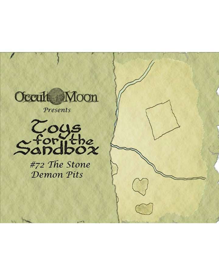 Toys for the Sandbox 72: The Stone Demon Pits - Occult Moon | Toys for ...