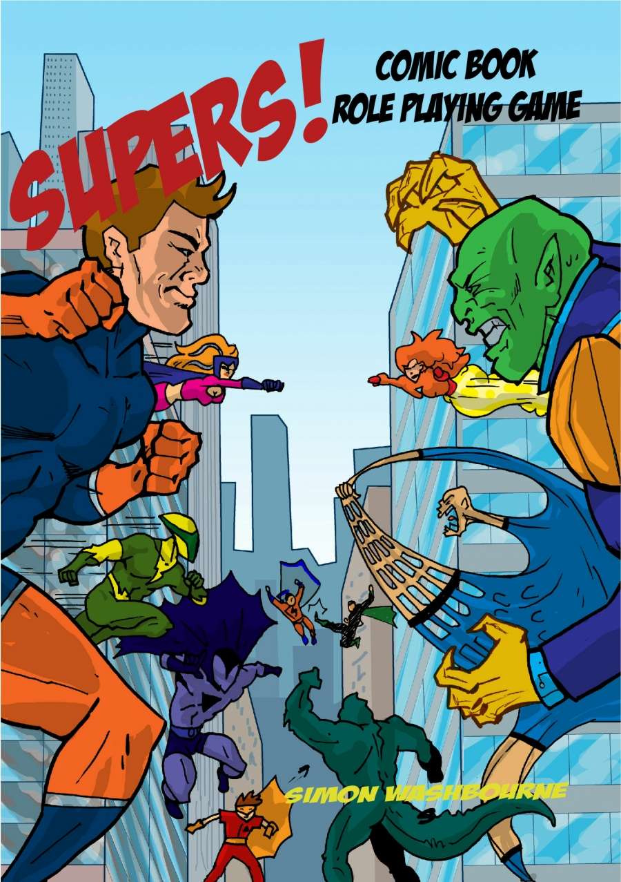SUPERS! The Comic Book RPG - HAZARD Studio | DriveThruRPG
