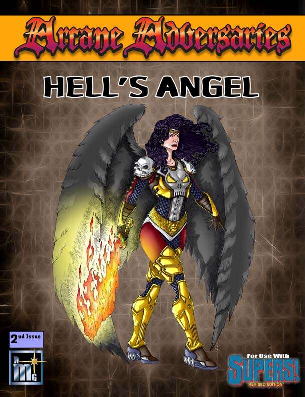 Arcane Adversaries: Hell's Angel [SUPERS! RED] - HAZARD Studio | New Millennium Games | DriveThruRPG