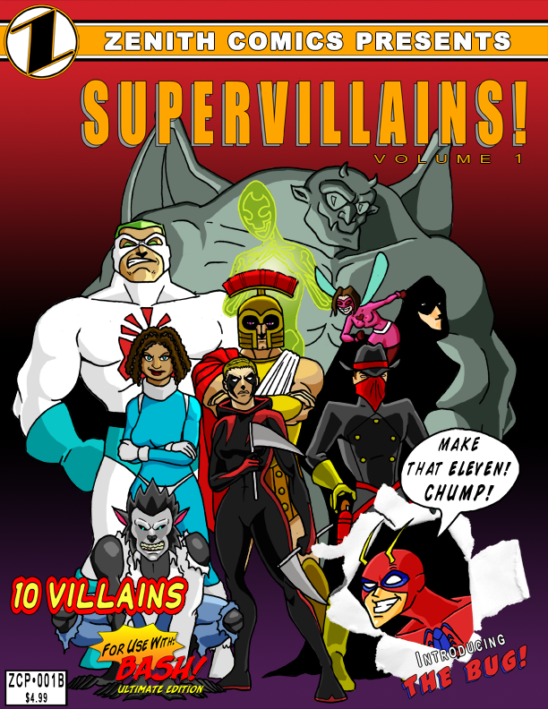 Zenith Comics Presents: Supervillains (BASH!) - HAZARD Studio ...