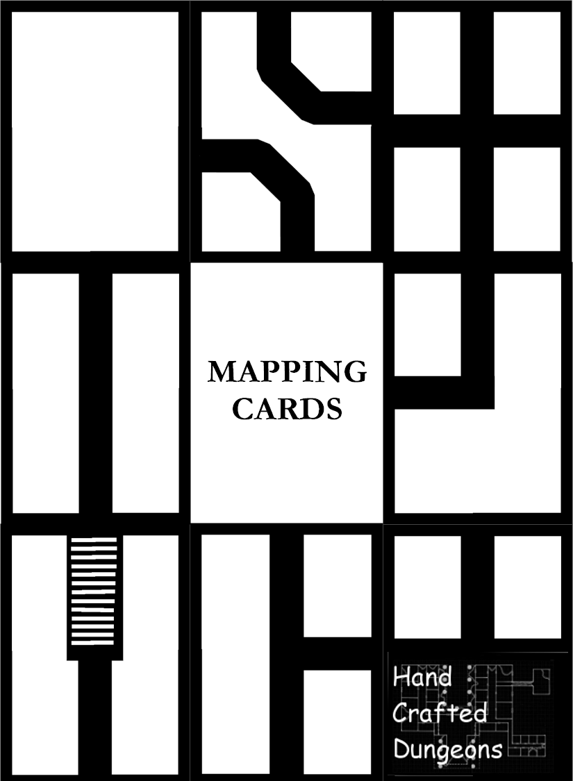 Mapping Cards - Guide to using. - Flynnkd Games | Hand Crafted Dungeons ...