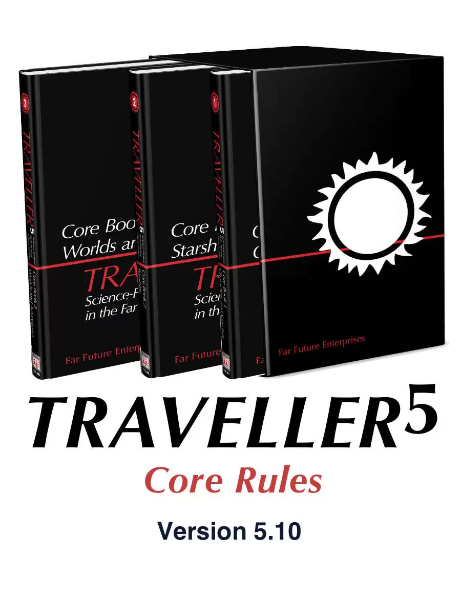 T5 Traveller5 Core Rules 3 Book Set Game Designers Workshop GDW T5 Traveller5 Core Rules 3 Book Set Game Designers Workshop GDW