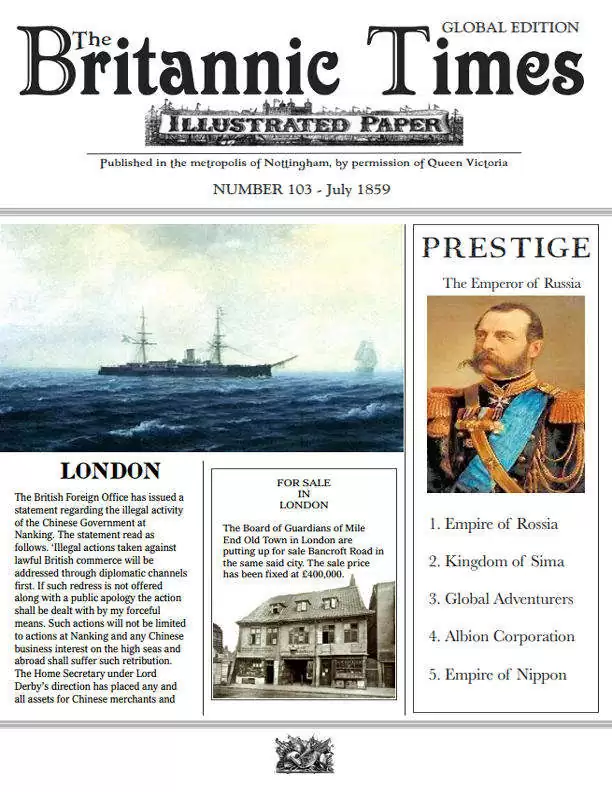 Scramble for Empire July 1859 Victorian Colonial wargames campaign ...