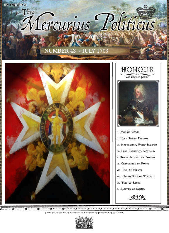Mercurius Politicus July 1703 - AGEMA | DriveThruRPG